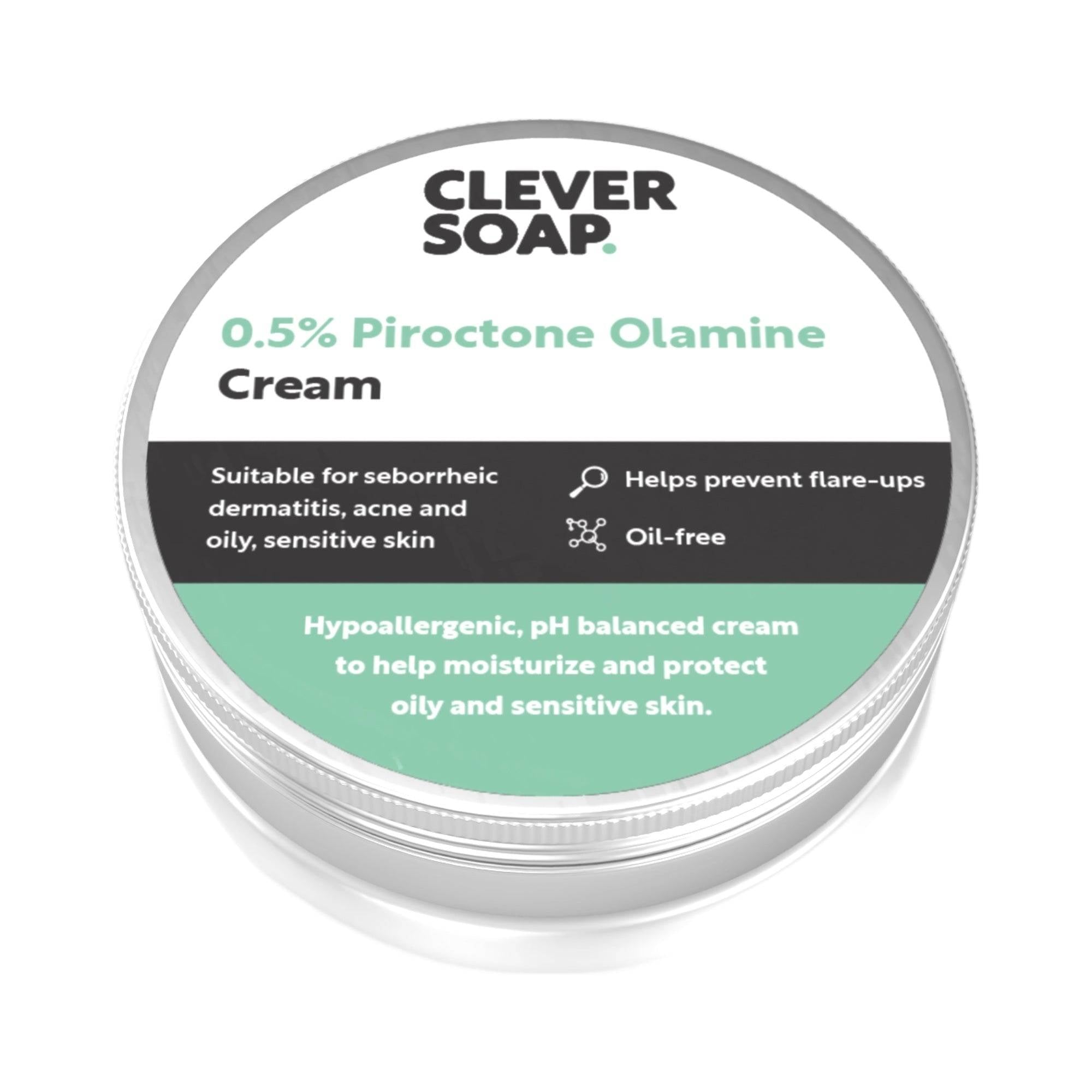Piroctone Olamine Cream For Oily Skin - Clever Soap