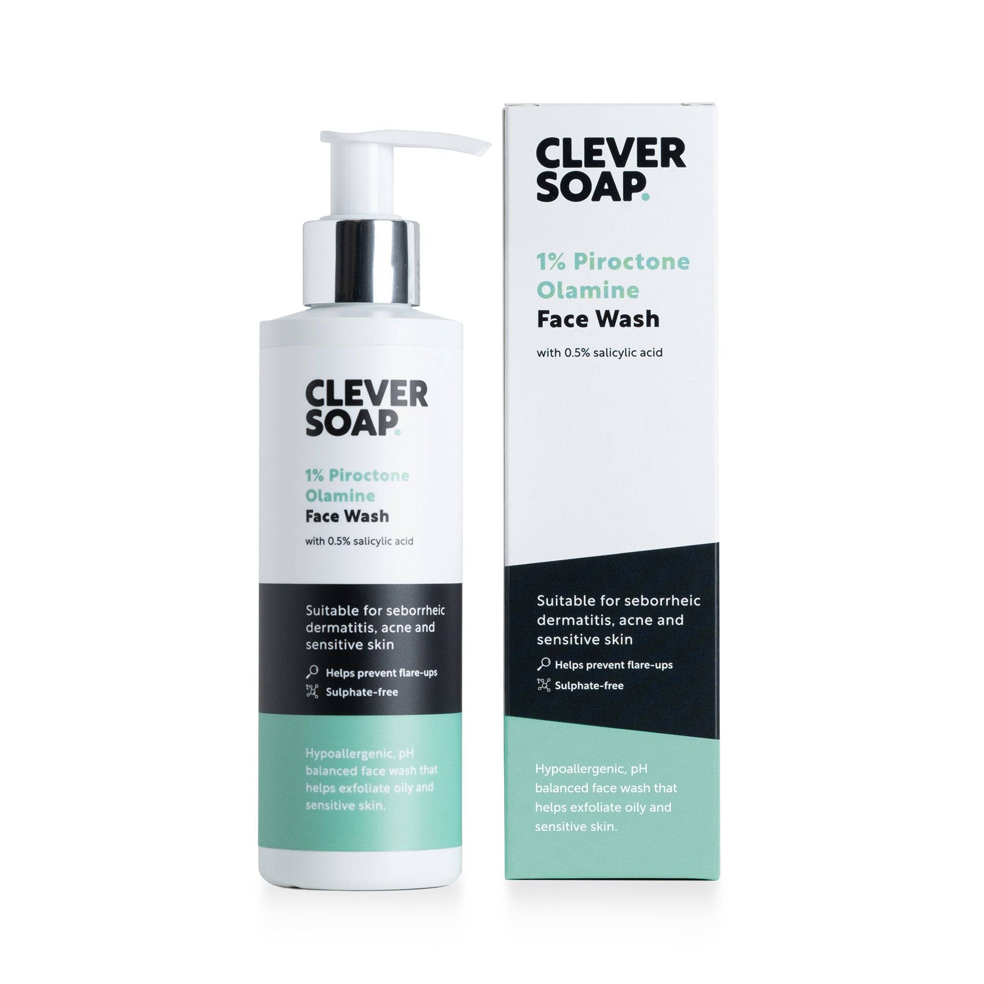 Piroctone Olamine Face Wash With Salicylic Acid - Clever Soap