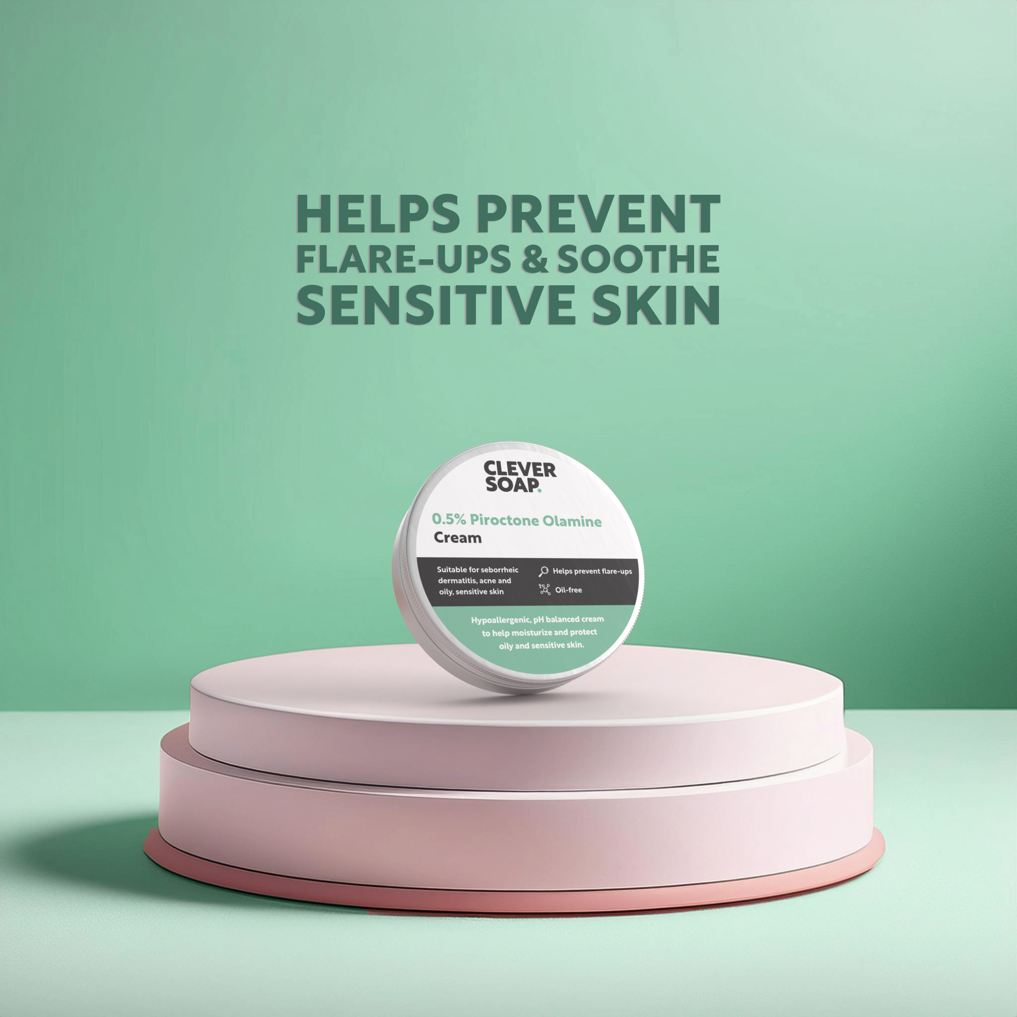 Piroctone Olamine Cream For Oily Skin - Clever Soap