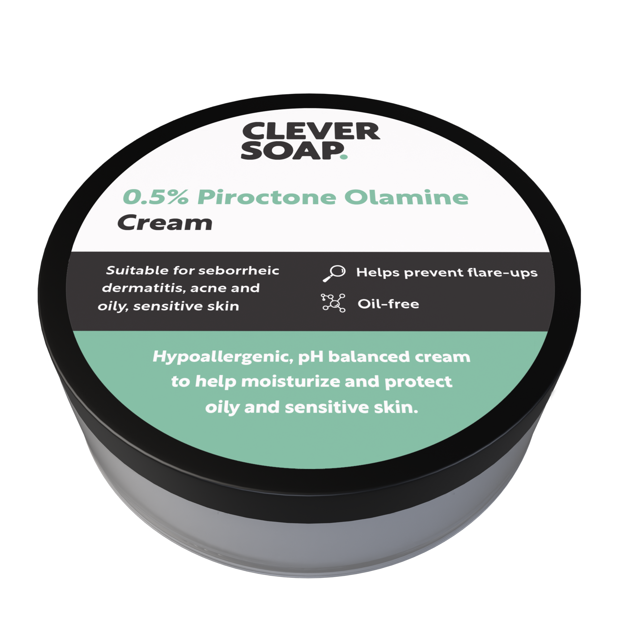 Piroctone Olamine Cream For Oily Skin - Clever Soap